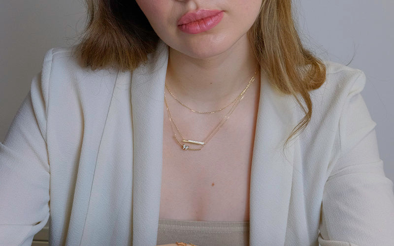 How to Stack Real Gold Necklace | Auric Jewellery